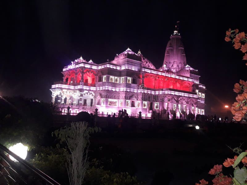 This is the Photo of the Temple of Lord Krishna in Vrindavan... Stock ...