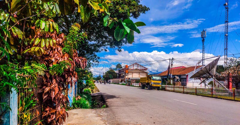 A Beautiful View To Be Seen from the Roadside Stock Image - Image of ...
