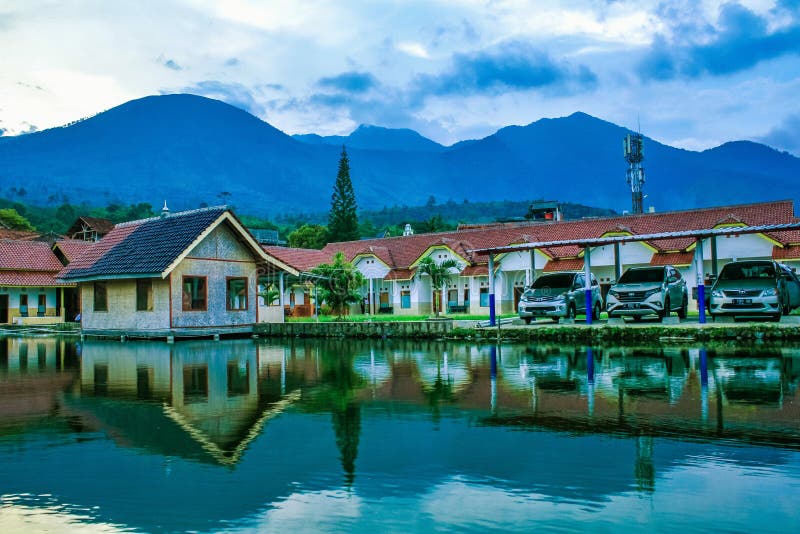 Beautiful View at Villa Garut, West Java Editorial Photography - Image ...
