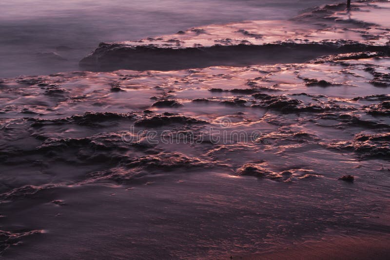 Beautiful View of the Waves. Port Willunga Reef, South Australia ...
