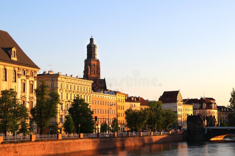 Beautiful View of Wroclaw, Poland Editorial Photography - Image of ...
