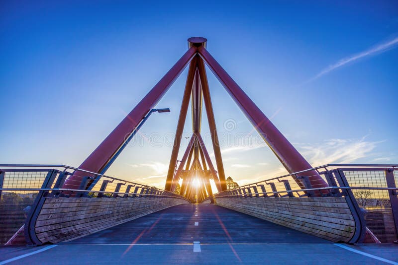 Beautiful View of Yandhai Nepean River Crossing Bridge in Australia ... Beautiful View of Yandhai Nepean River Crossing Bridge in Australia ...