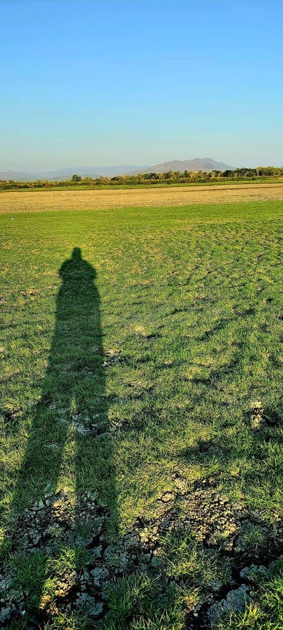 Beautiful View with Your Silhouette Stock Photo - Image of shadow, view ...