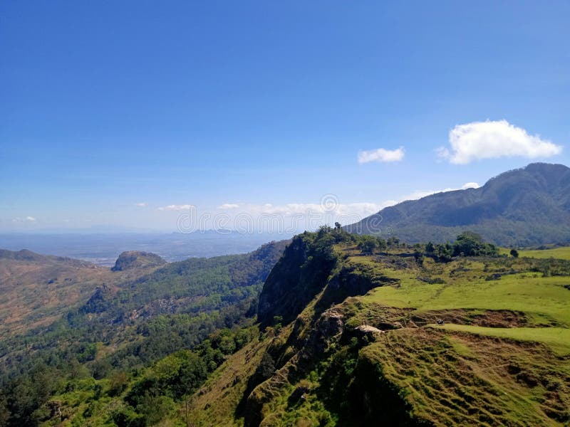 Beautiful Views from the Cliff at Fulan Fehan Atambua NTT Stock Image ...