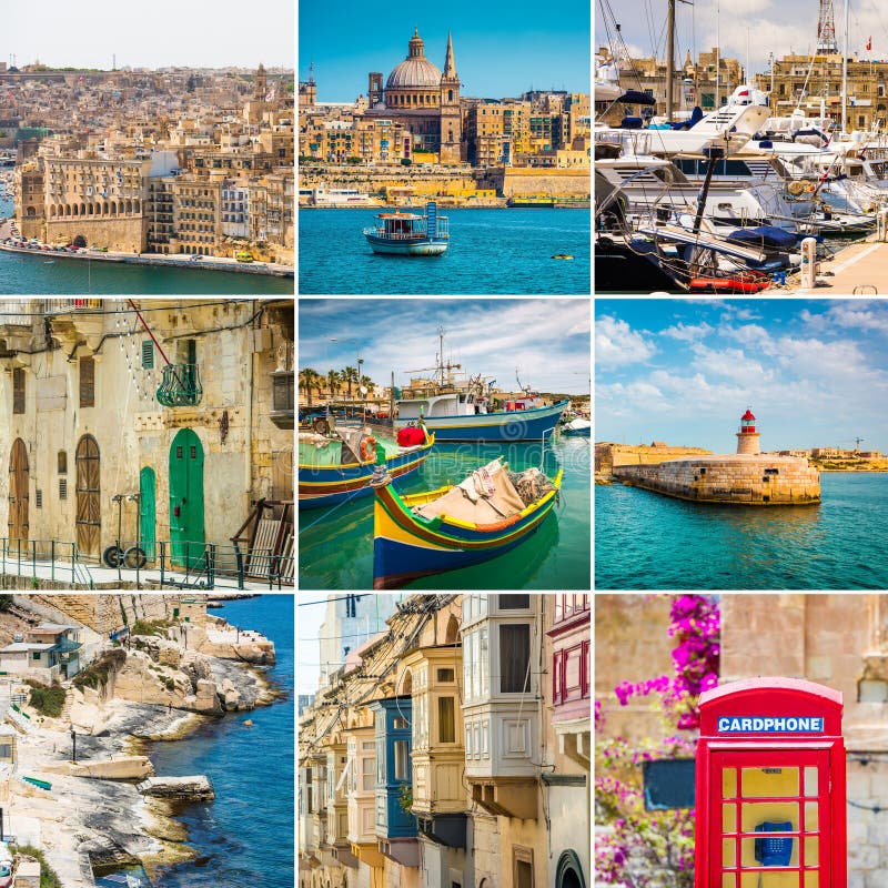 Beautiful views of Malta stock photo. Image of picturesque - 59596478