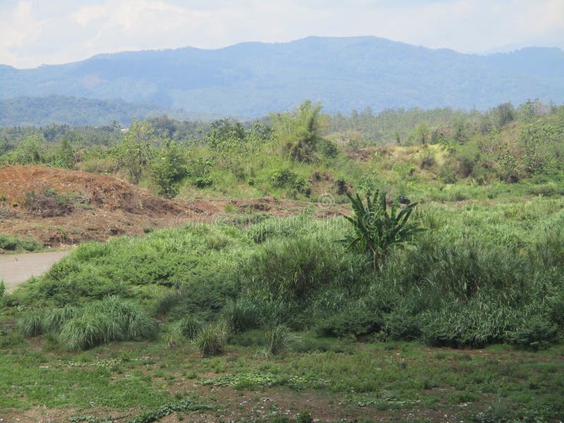 A Beautiful Mountain in Sumedang Regency Bordering Subang Regency Stock ...