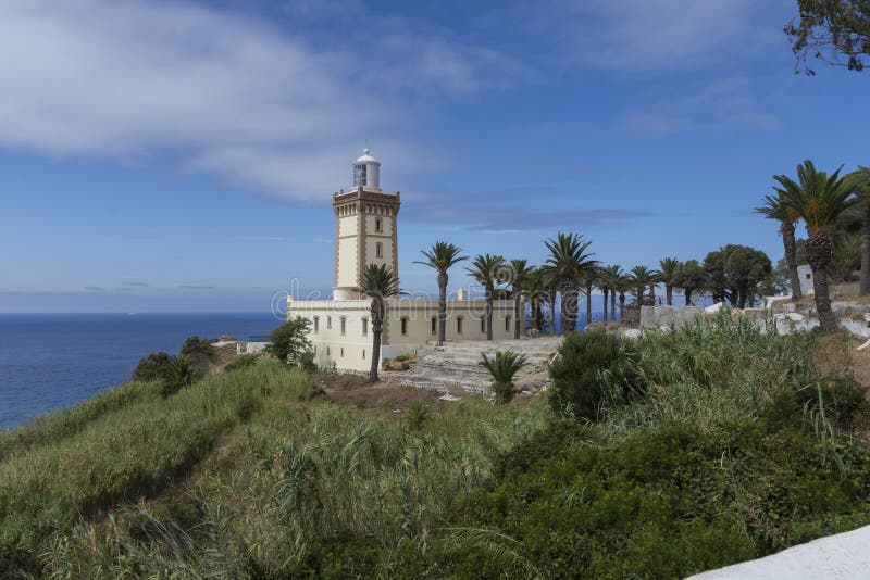 Cape spartel in morocco stock image. Image of arabic - 197812653