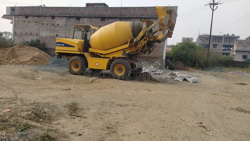 Beautiful Villaga a Very Huge and Powerful Machine Editorial ...