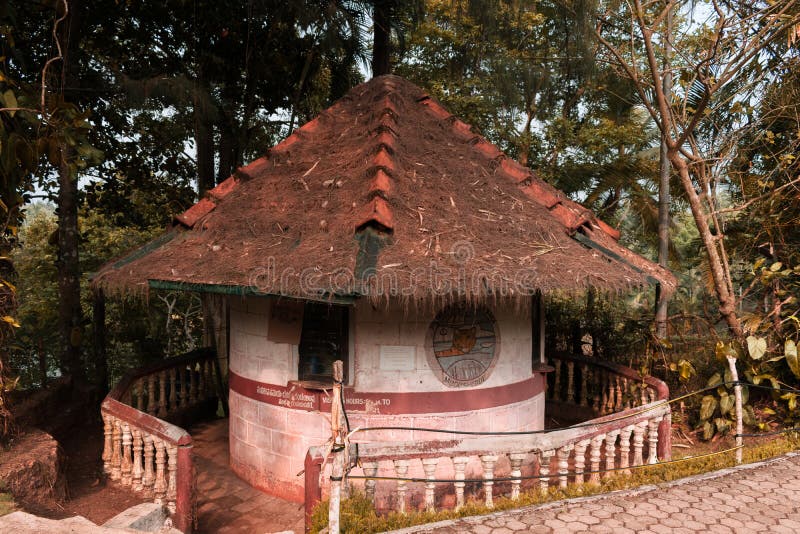 Beautiful Village Hut, Tribal Hut. Stock Photo - Image of native, tree ...