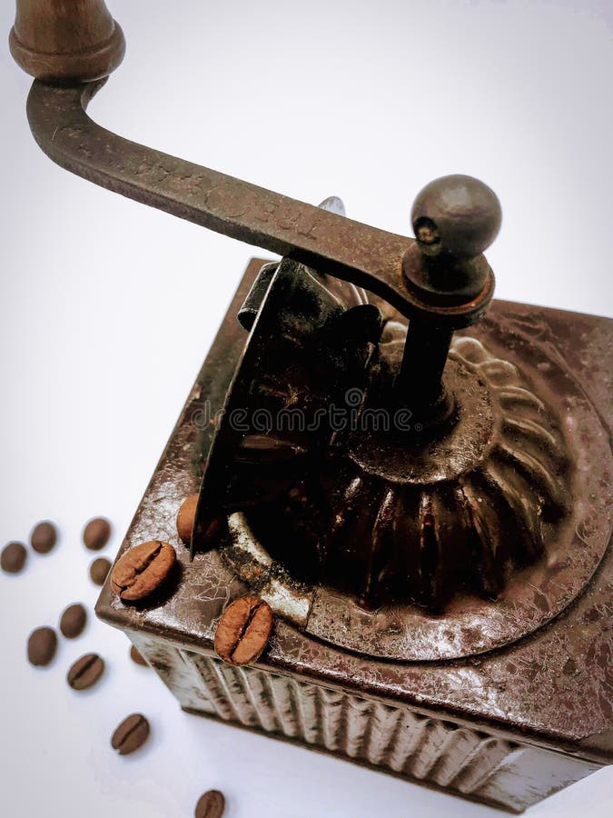 Vintage coffee grinder stock image. Image of tool, caffeine - 170762853