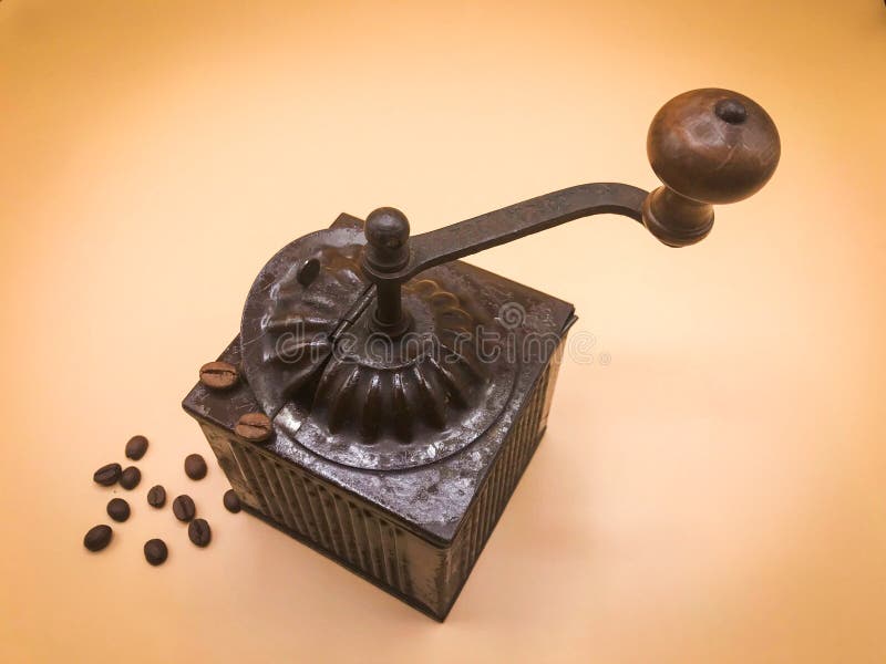 Vintage coffee grinder stock photo. Image of roasted - 170762880