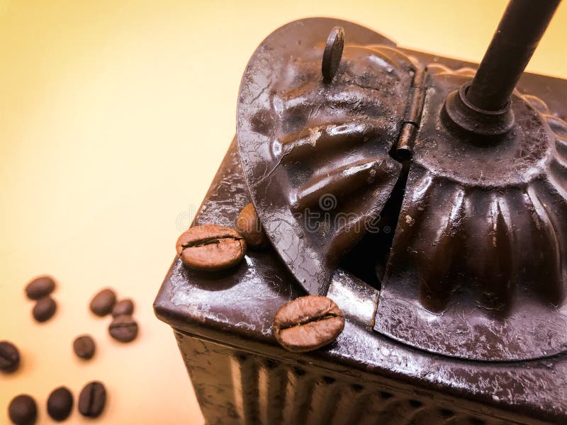 A Beautiful Vintage Coffee Grinder Tool Stock Image - Image of grinder ...