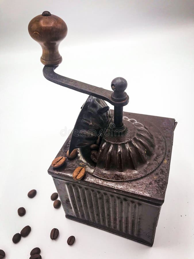 A Beautiful Vintage Coffee Grinder Tool Stock Photo - Image of dark ...