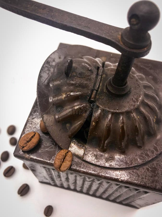 A Beautiful Vintage Coffee Grinder Tool Stock Image - Image of isolated ...