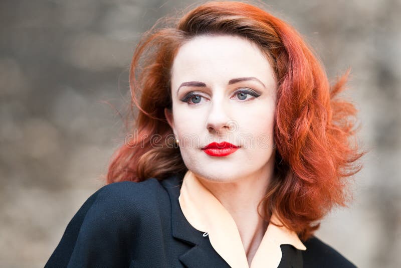 Beautiful Vintage Model stock photo. Image of fashion - 23866894