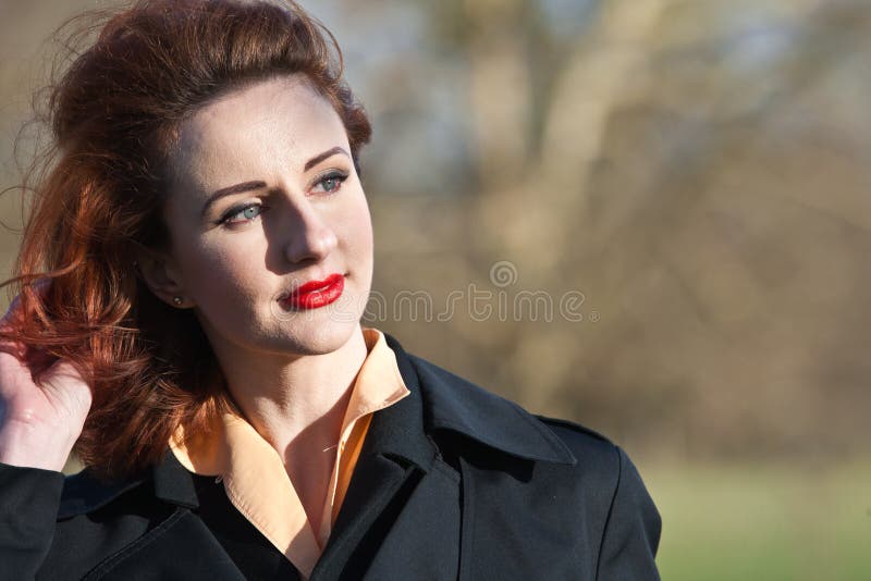 Beautiful Vintage Model stock image. Image of dress, trend - 23867007