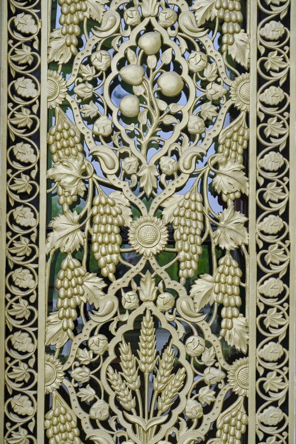 Beautiful Vintage, Overhead Stained Glass on Glass. Stock Photo - Image ...