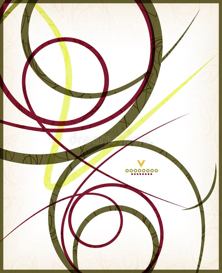 Retro Swirls and Butterflies Stock Vector - Illustration of pattern ...