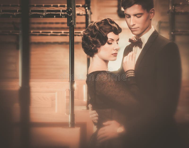 Beautiful vintage couple stock photo. Image of female - 34645062