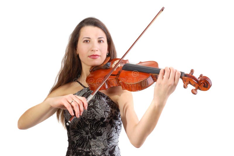 Beautiful violinist stock photo. Image of melody, concert - 10706362