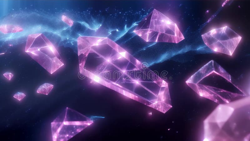 Crystals of the Cosmos stock video. Video of space, science - 303335801