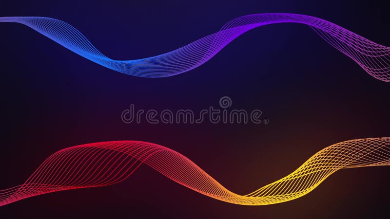 Beautiful Visual Loops Line Background Stock Footage - Video of ...