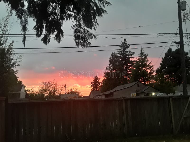 Beautiful WA Sunset stock photo. Image of colorful, skyline - 197253344
