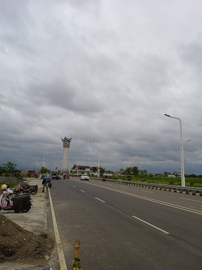 Beautiful Walk with a View on Top of the Tower Stock Photo - Image of ...