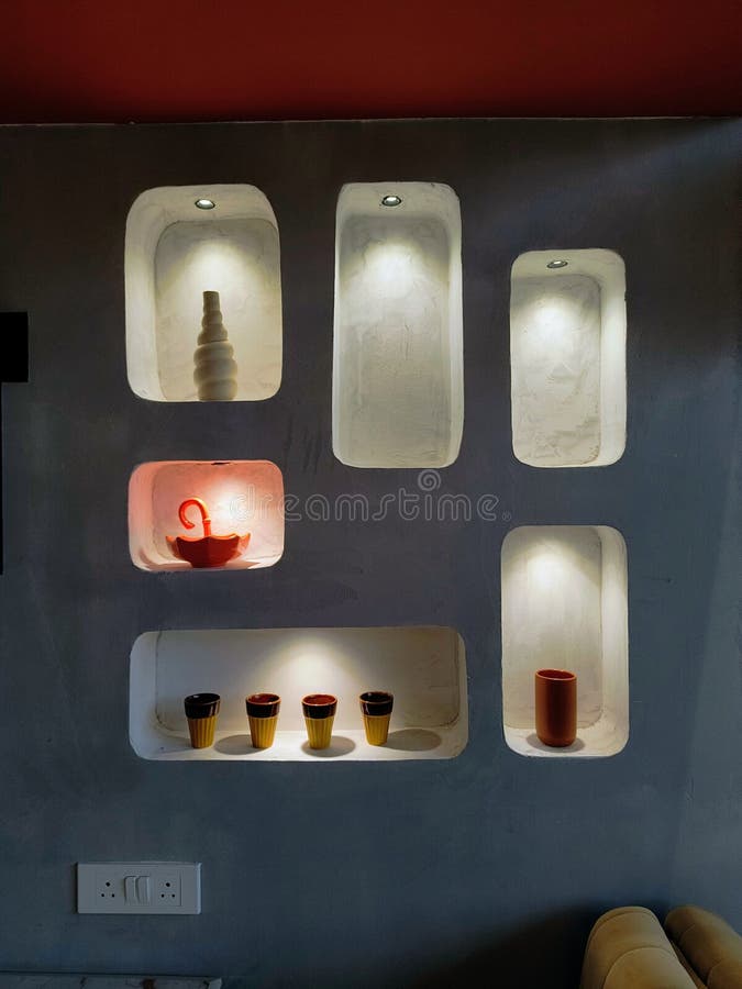 Beautiful wall of a cafe stock image. Image of signage - 347185721