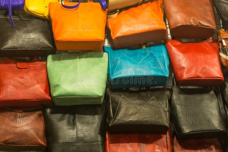 Beautiful Wallets in Different Colours Stock Image - Image of ...