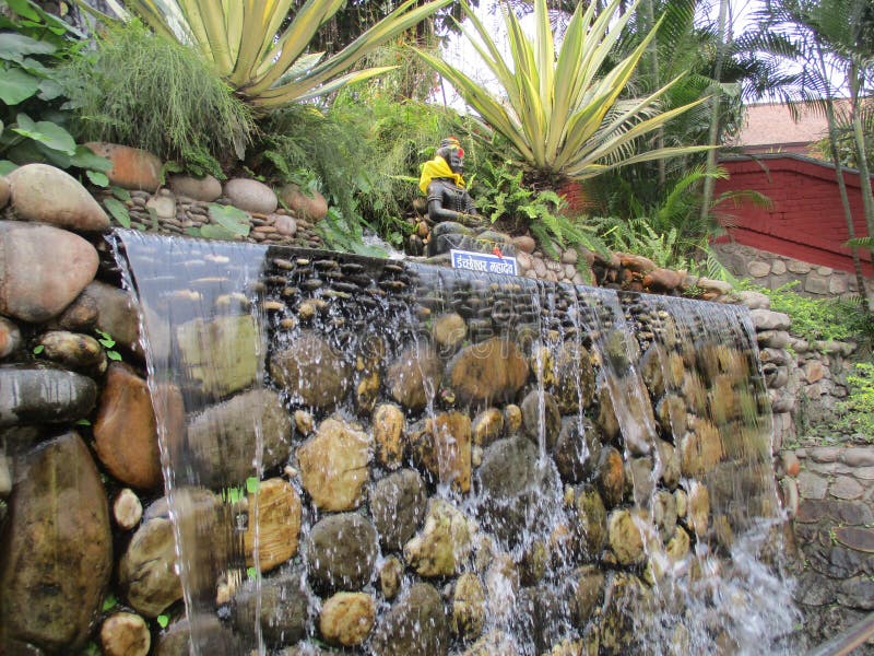 Beautiful water fall stock photo. Image of water, beautiful - 110849172