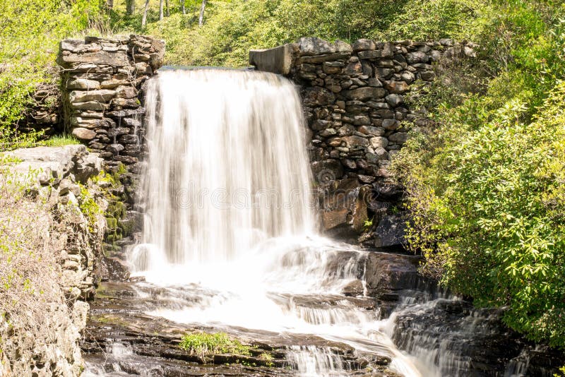 Beautiful water fall stock photo. Image of foreground - 41790120