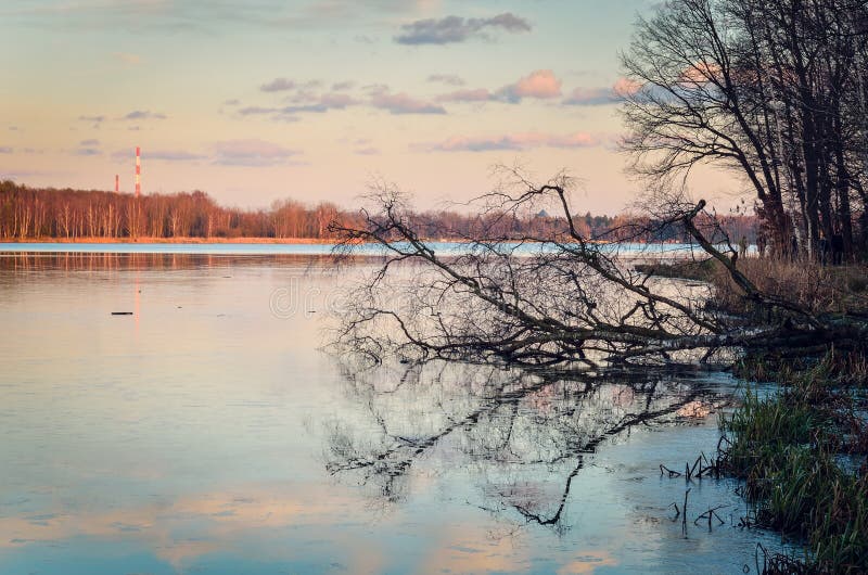 Beautiful water landscape. stock photo. Image of beautiful - 107282376