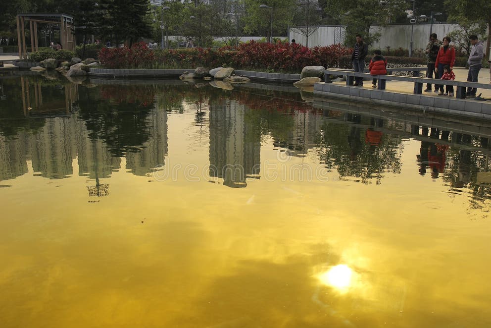 Beautiful Water Reflection of Architecture Editorial Photo - Image of ...