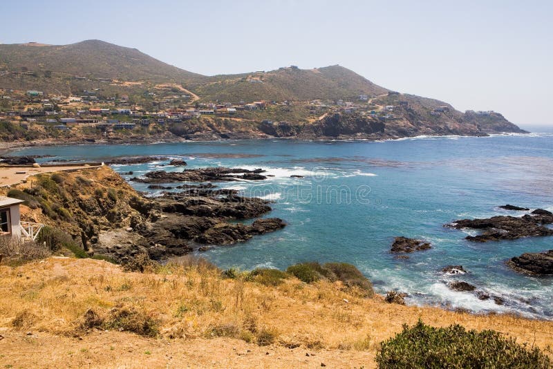 Beautiful Water and Rocks Near La Bufadora Stock Image - Image of ...
