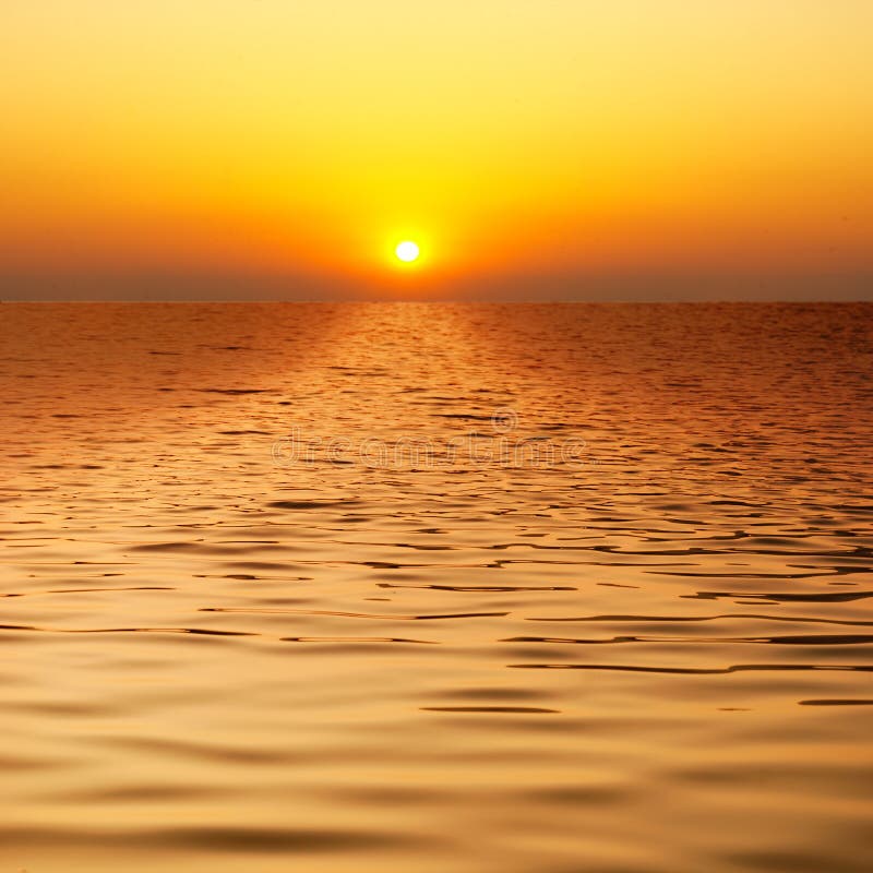 Beautiful Water when Sunset Stock Image - Image of dawn, amazing: 19605123