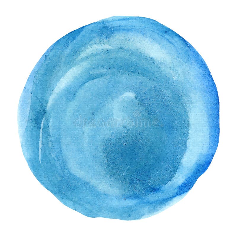 Beautiful Watercolor Circle Stock Illustration - Illustration of ...