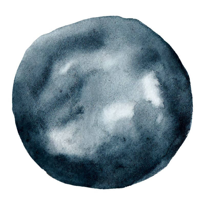 Beautiful Watercolor Circle Stock Illustration - Illustration of ...