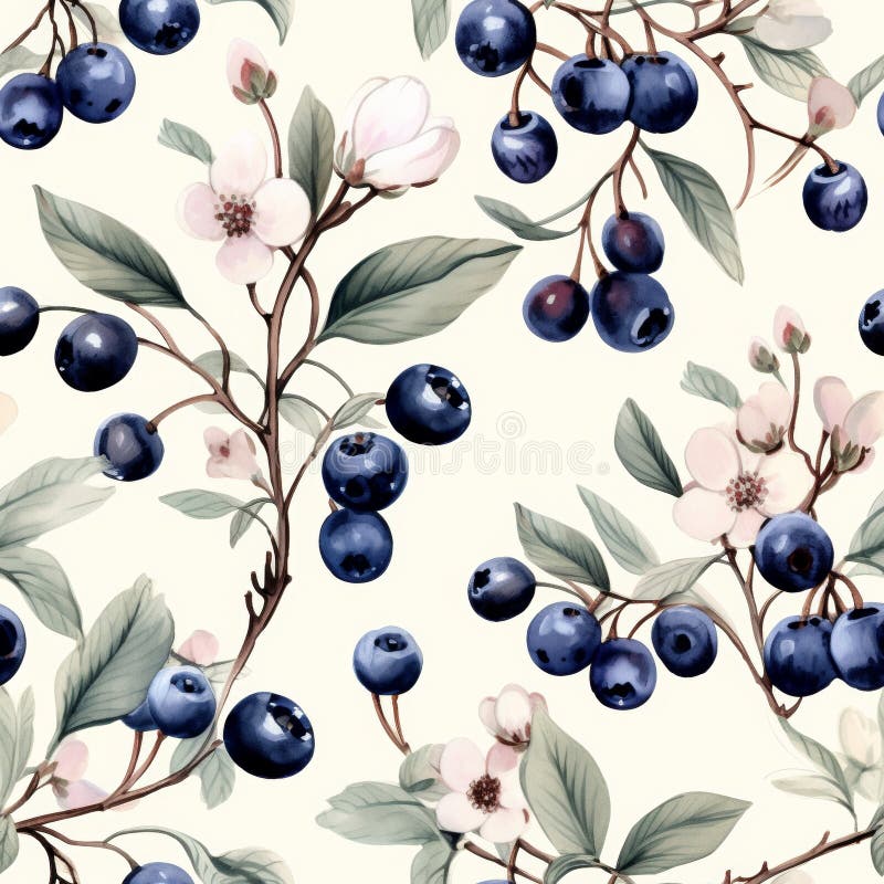 Beautiful Watercolor Hand Drawn Berry Paintings Vector Set for Artistic ...