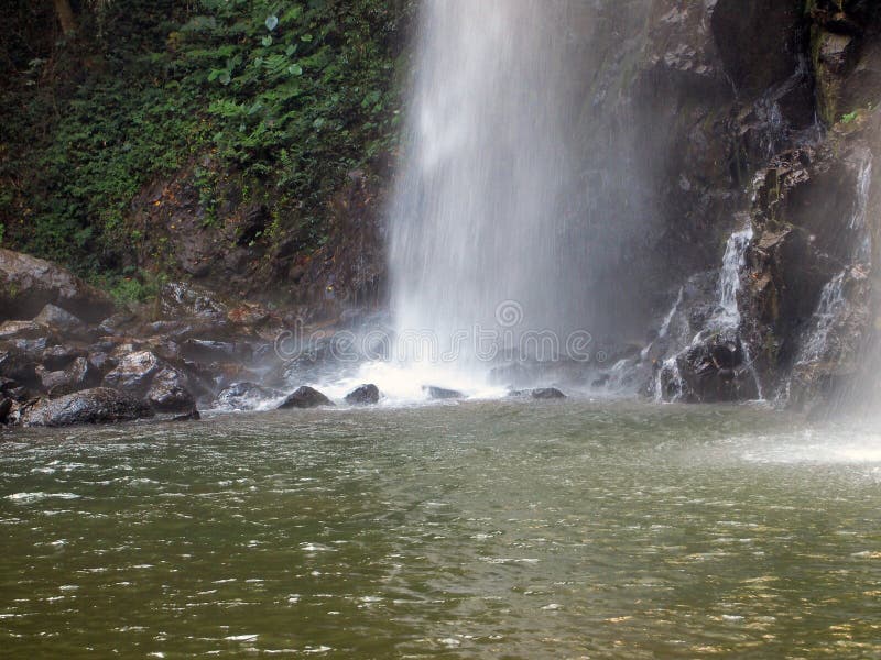 Beautiful waterfall stock photo. Image of close, natural - 142756756