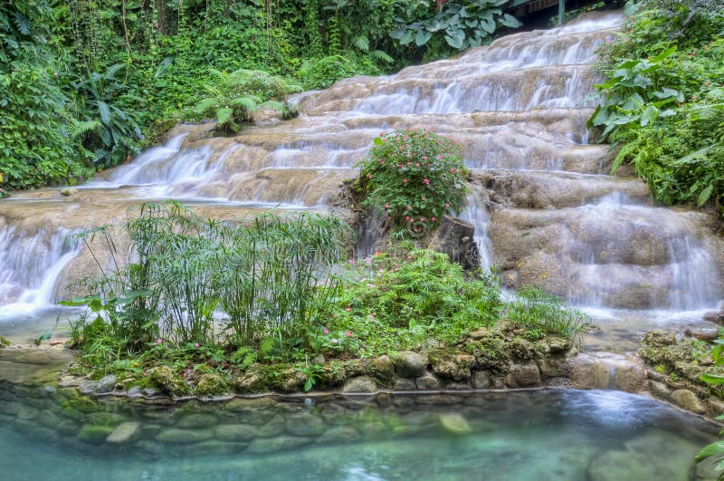 Beautiful waterfall stock photo. Image of paradise, waterfall - 18110082