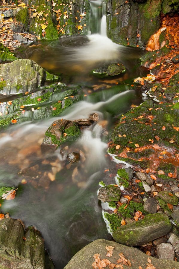 Beautiful Waterfall stock image. Image of current, glacial - 22914657
