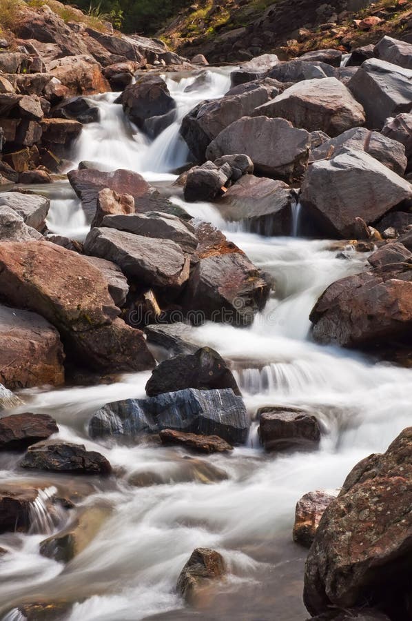 Beautiful Waterfall stock image. Image of blurred, blurry - 23941115