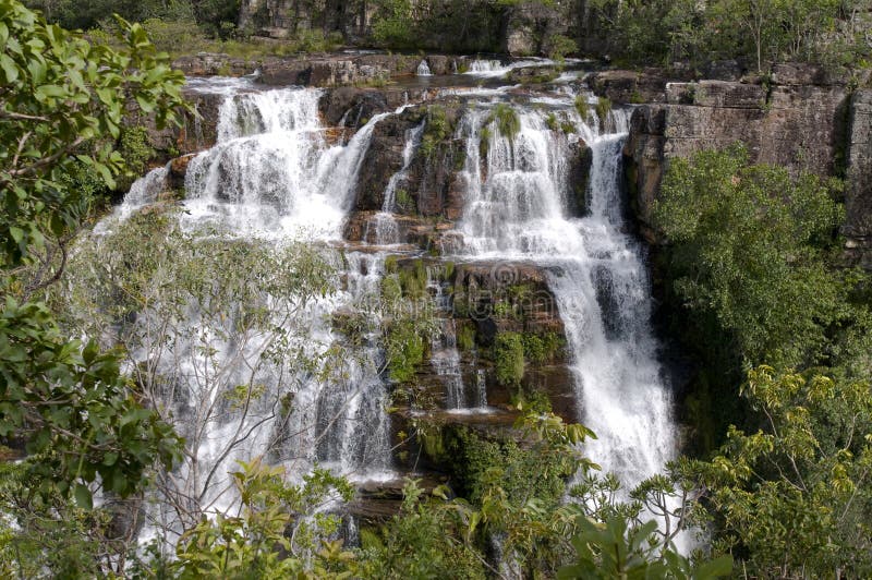 Beautiful Waterfall stock photo. Image of beautiful, live - 24536612