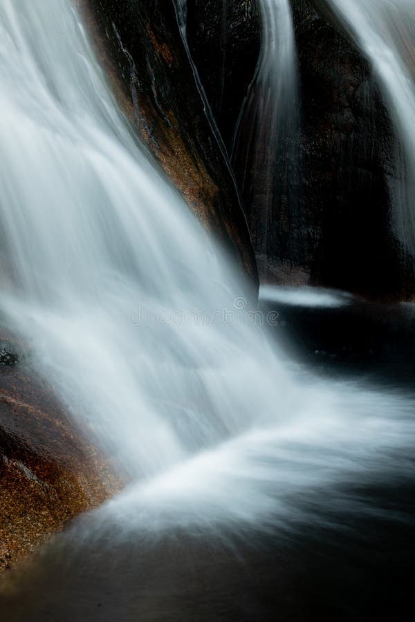Beautiful Waterfall and Big Rocks Stock Photo - Image of rock, natural ...