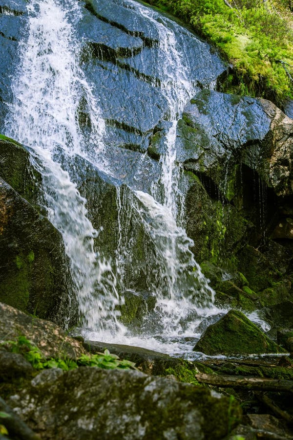 A Beautiful Waterfall in Finland Stock Photo - Image of nature ...
