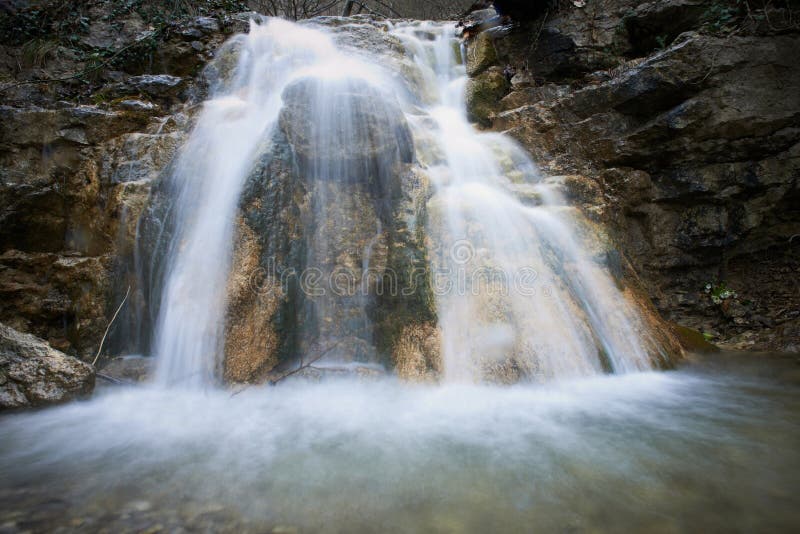 Beautiful waterfall stock photo. Image of natural, flow - 39447138