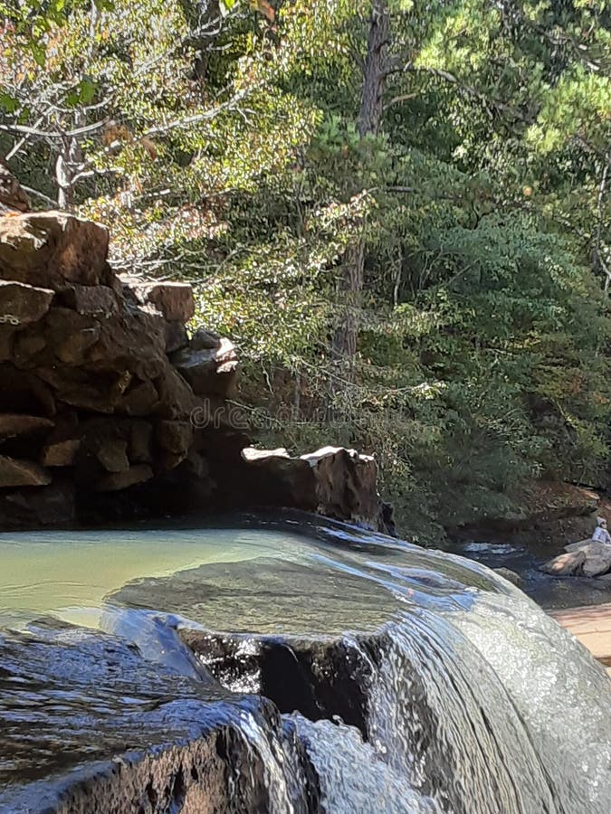 Beautiful Waterfall Georgia Hiking Trails Stock Photo - Image of ...
