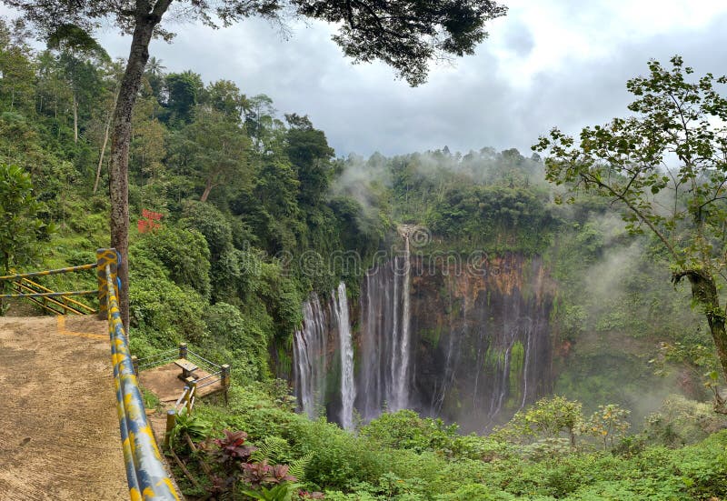 Isolated Waterfall Raw Indonesia Stock Photo - Image of waterfall ...