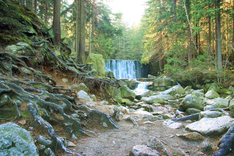 Slope of a River with Sandbar Stock Photo - Image of environment, flow ...